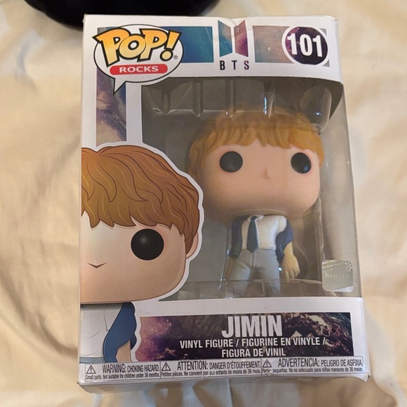 Funko | Other | Funko Pop Rocks Jimin Vinyl Figure Blue And White ...